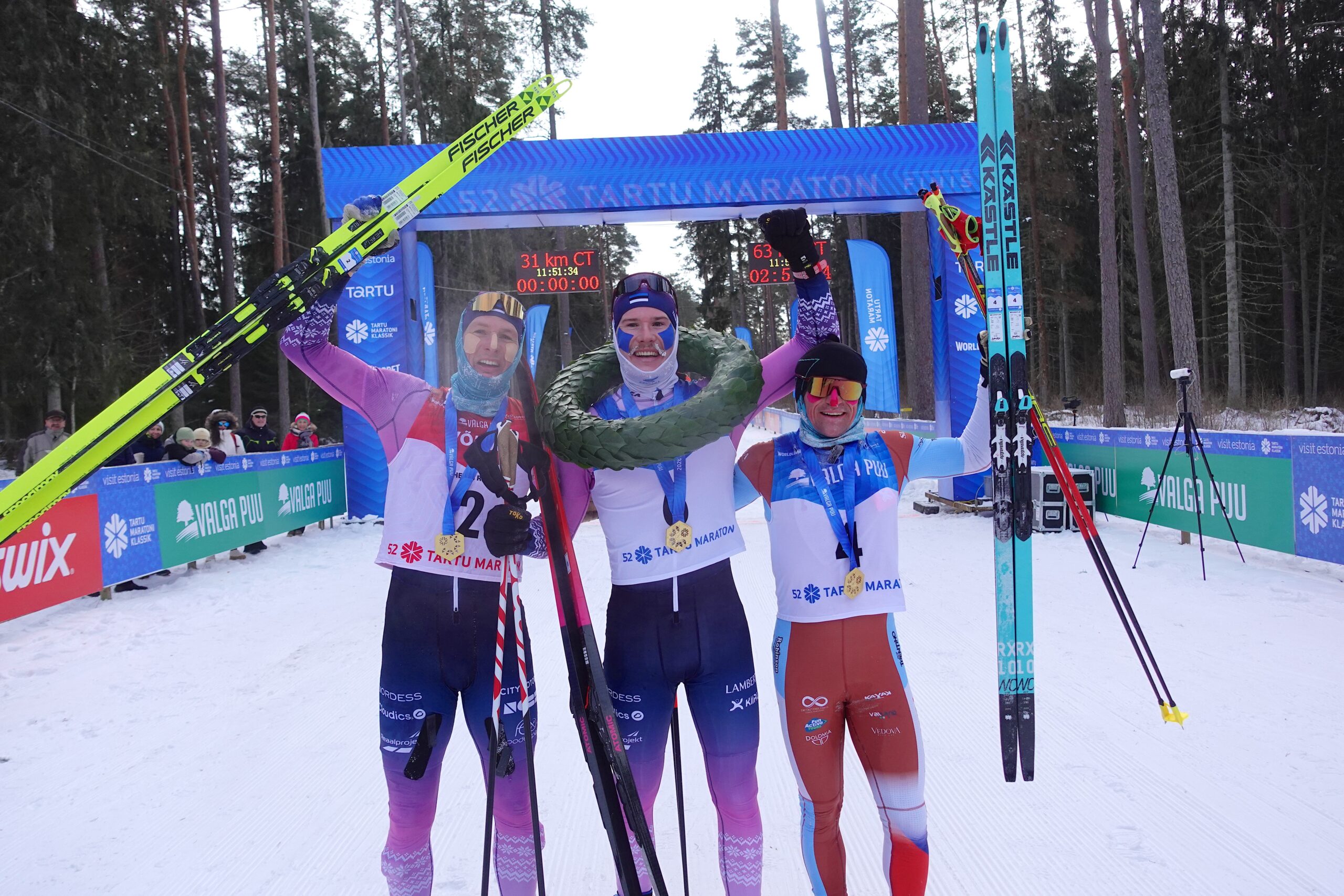 Christopher Kalev and Tatjana Mannima win Tartu Maraton 2026 - Worldloppet